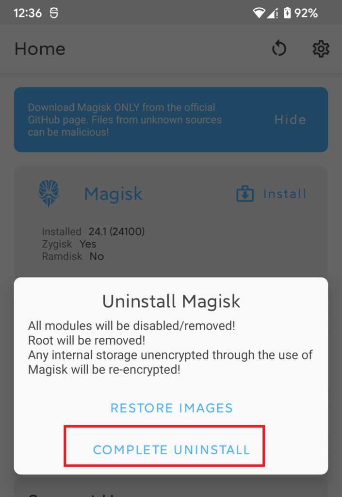 How to Uninstall Magisk? - Xiaomiui.Net
