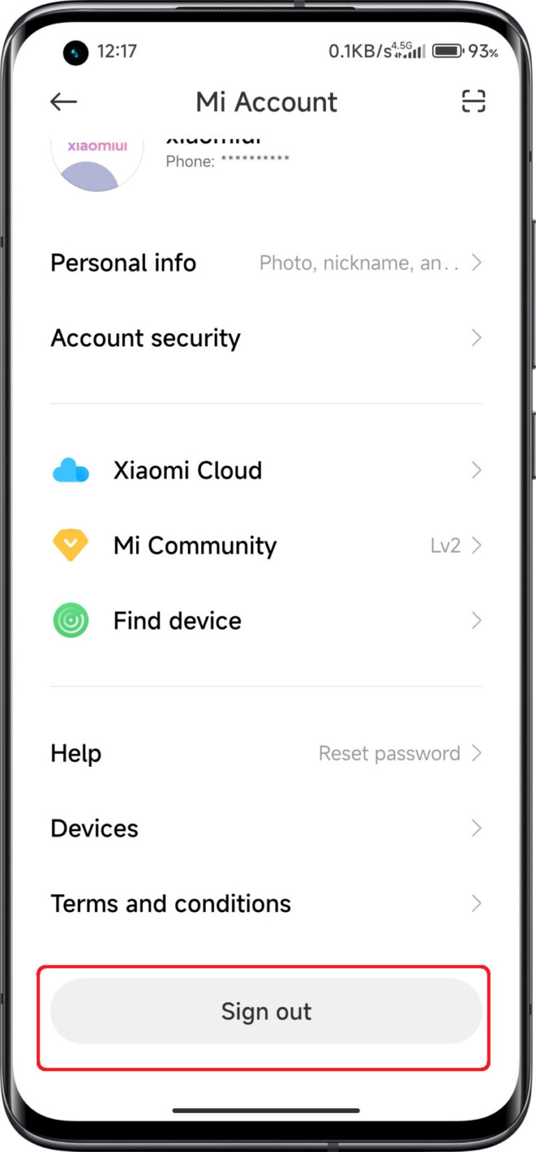 How to remove Mi Account? - Xiaomiui.Net