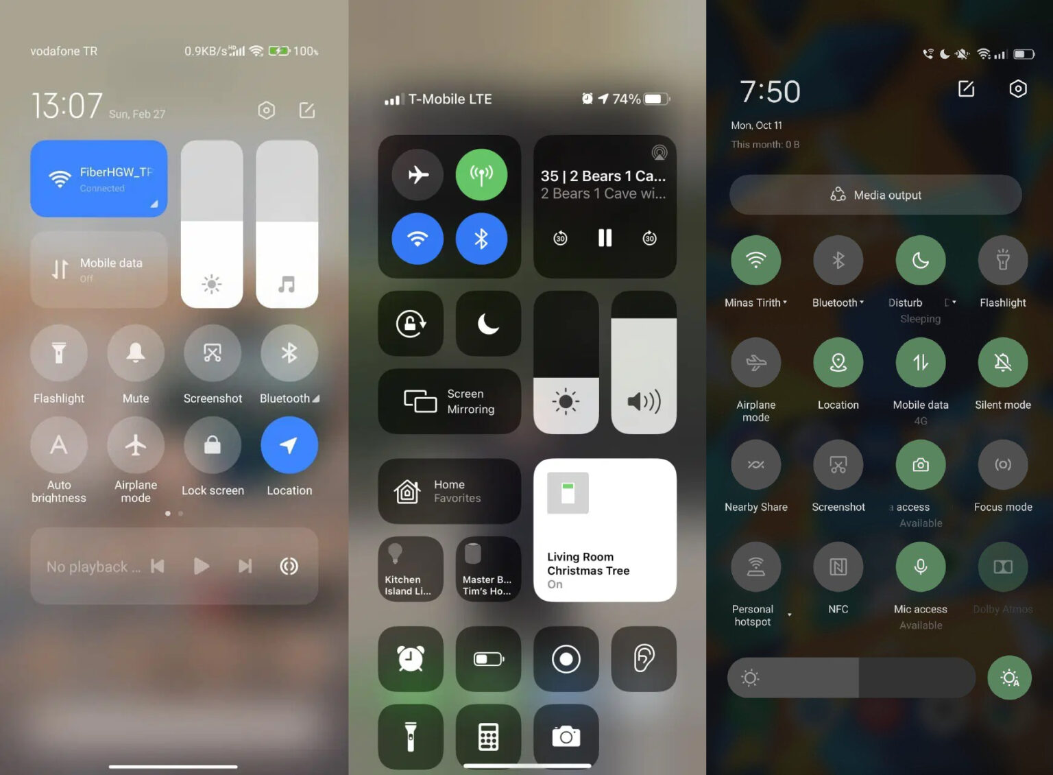 OPPO ColorOS 12 Control Center Review and Comparison - Xiaomiui.Net