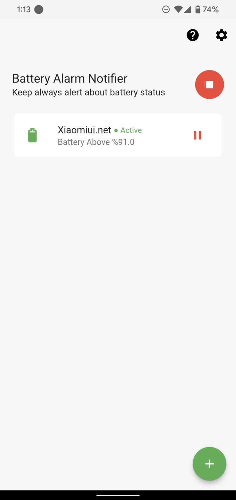 Battery Alarm Notifier App - What it does, and how to use it - Xiaomiui.Net