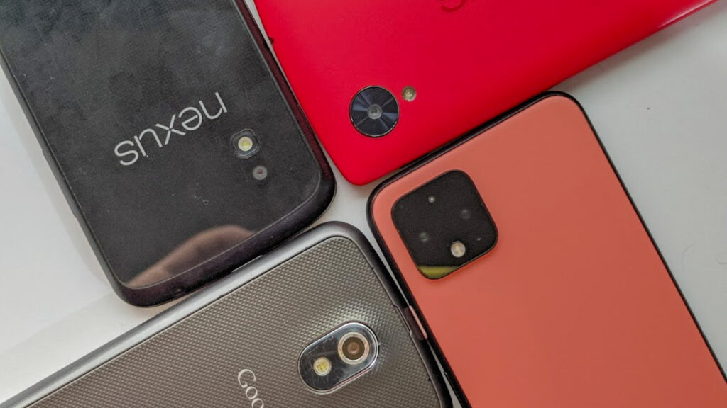 All Google phones - An impressive history, from Nexus S to Pixel 6 ...