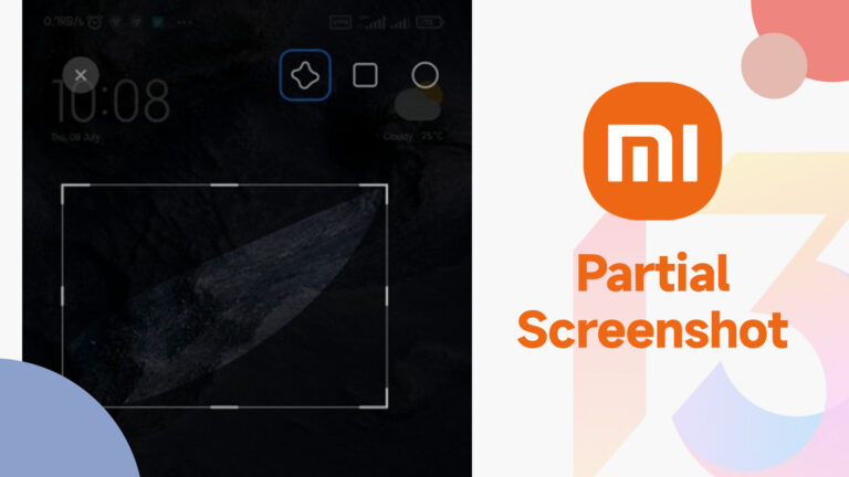 How to Take a Partial Screenshot on Xiaomi - Xiaomiui.Net