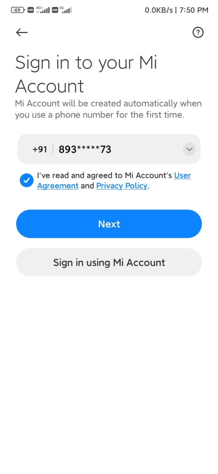 How to create a Mi Account - Xiaomiui.Net