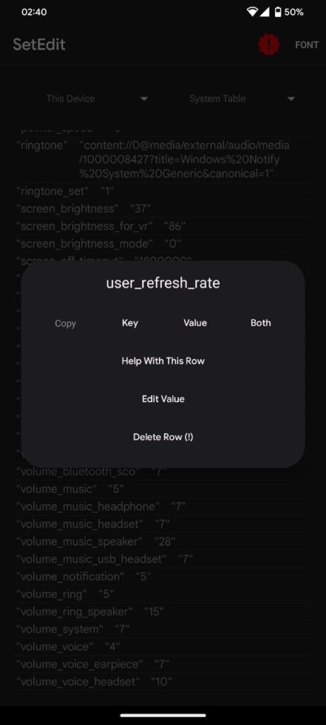Force refresh rate on Android to a set value without root - Xiaomiui.Net