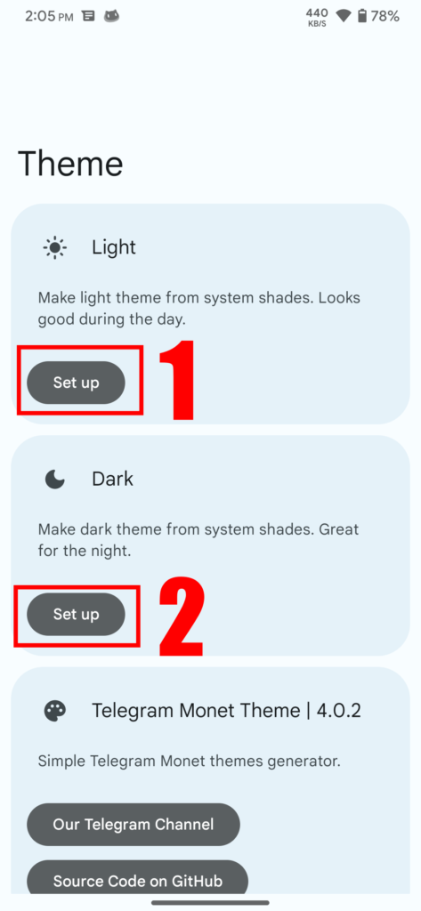 How to enable Monet theming in Telegram? - xiaomiui