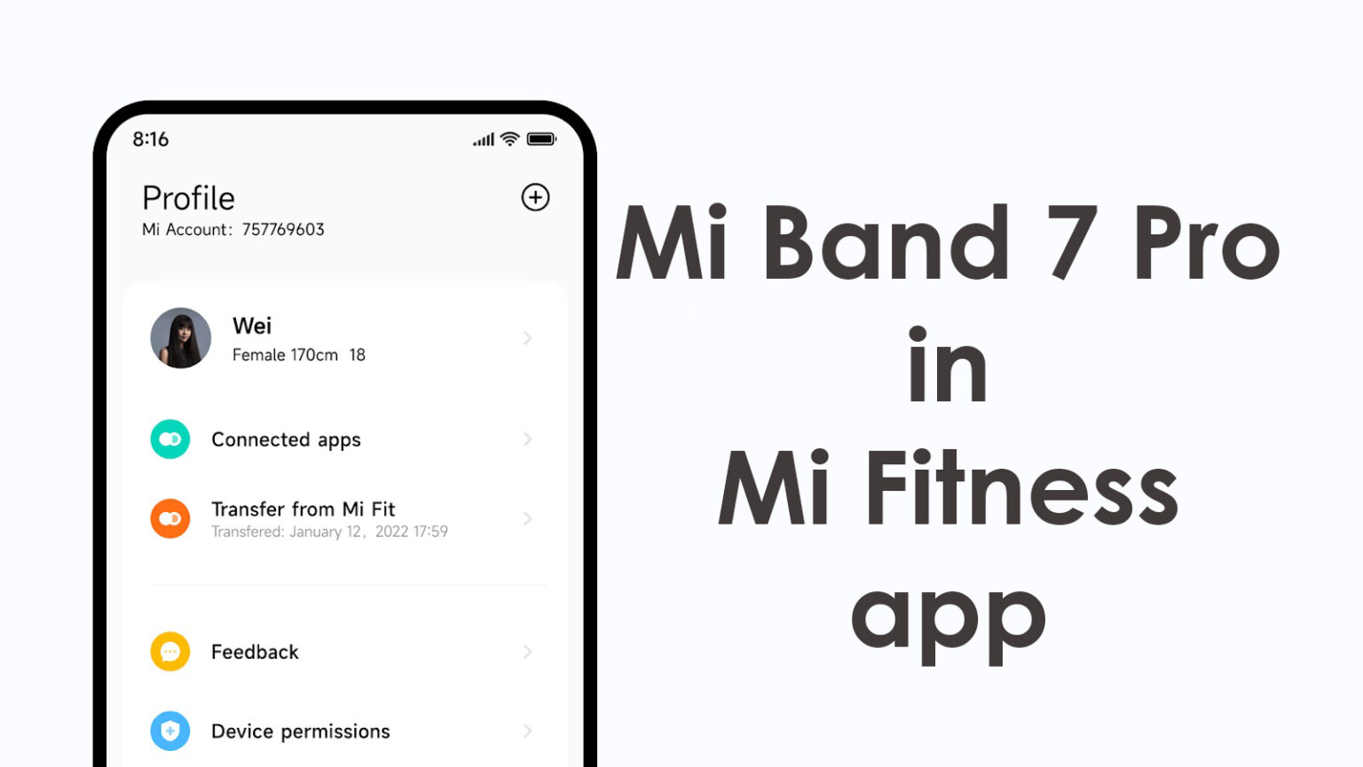 Xiaomi Mi Band 7 Pro appeared on Mi Fitness app. - Xiaomiui.Net