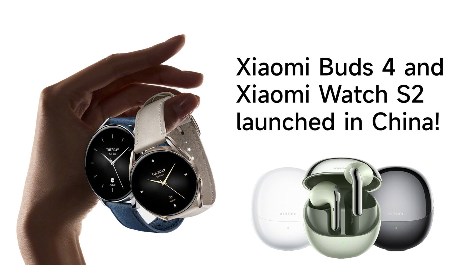 Xiaomi Watch S2 and Xiaomi Buds 4 Released Alongside the Xiaomi 13 ...