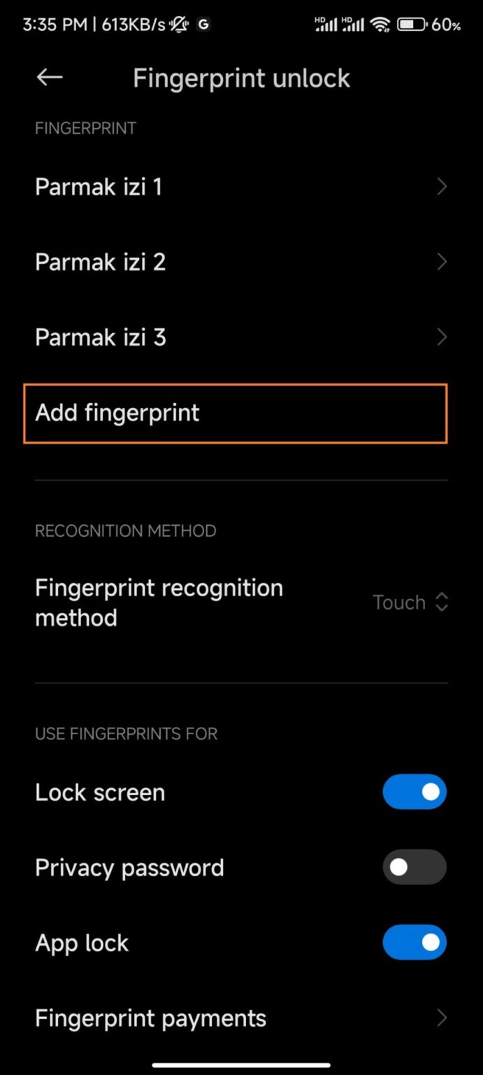 How to use fingerprint and face recognition in MIUI - Xiaomiui.Net