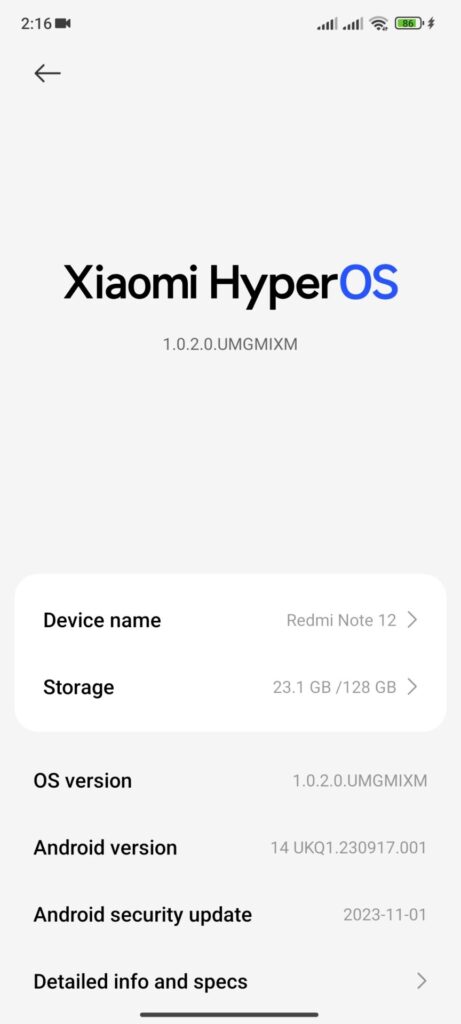 Redmi Note 12 will get HyperOS update soon - Xiaomiui.Net