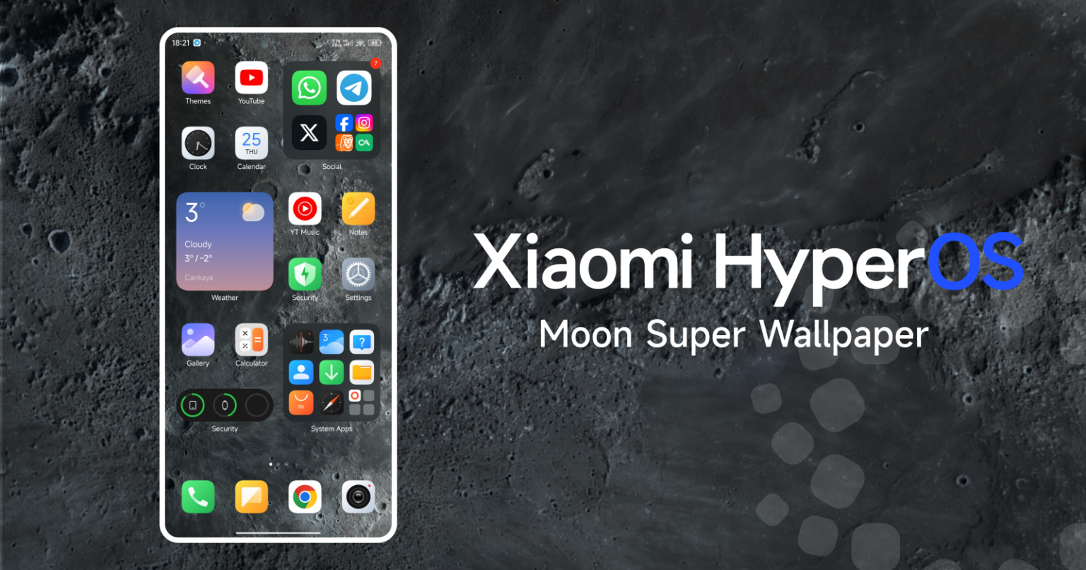 HyperOS moon super wallpaper is out, get APK for your Xiaomi device ...