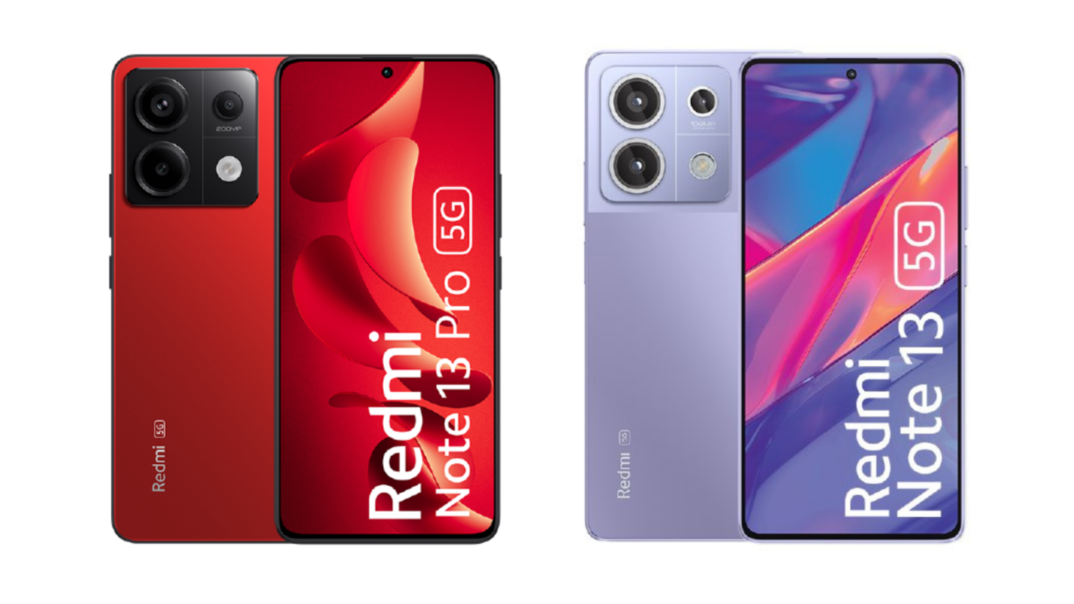 Redmi ofrece novas cores para o Note 13 5G, o Note 13 Pro 5G na India - Xiaomiui.Net