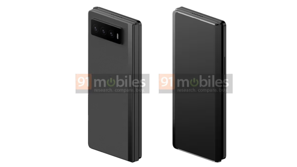 Xiaomi trifold smartphone patent renders leak - Xiaomiui.Net