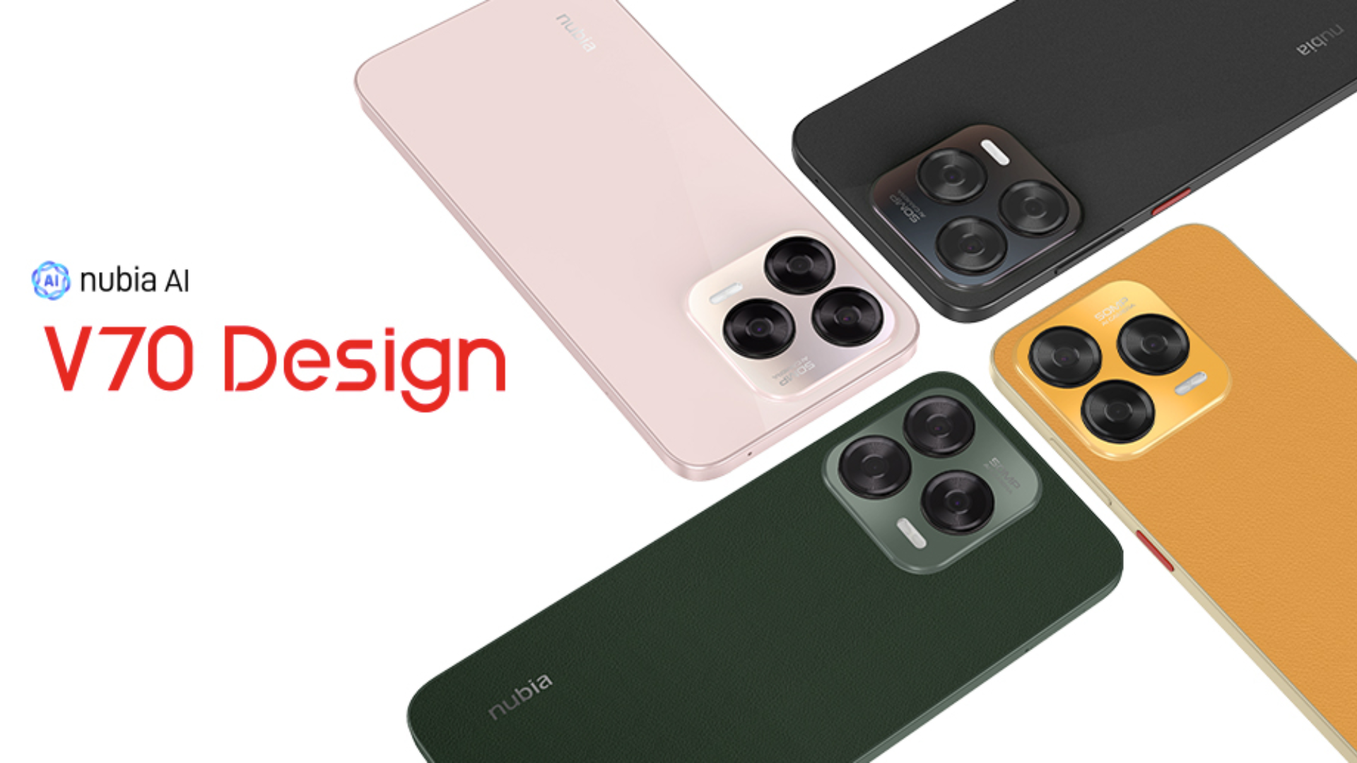 Nubia announces V70 Design with Unisoc T606, 4GB/256GB config, 50MP cam ...