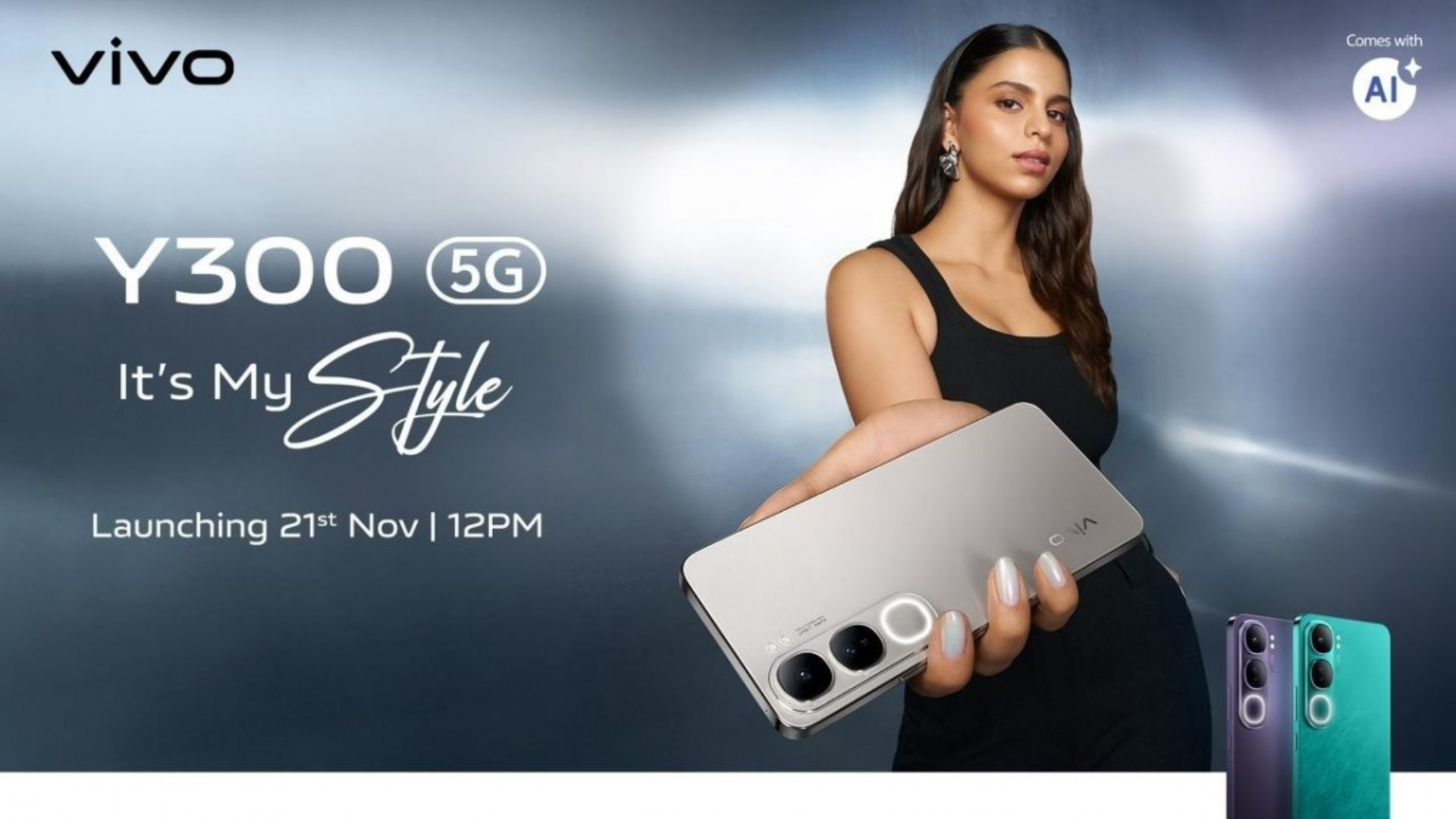 Vivo Y300 to launch on Nov. 21 in India; Device specs leak - Xiaomiui.Net