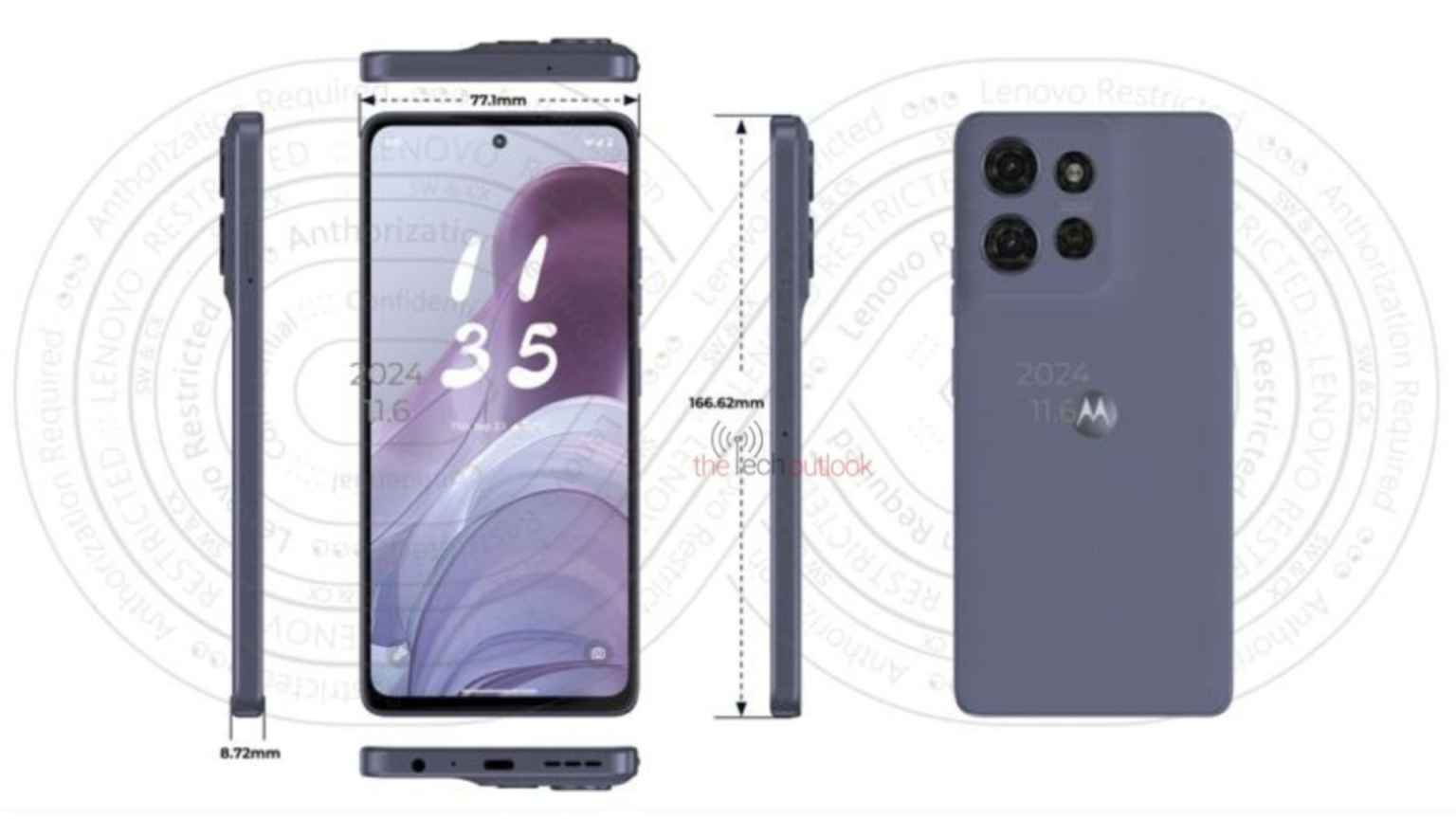 Motorola Moto G Power 2025 renders, 15W wireless charging support leak ...