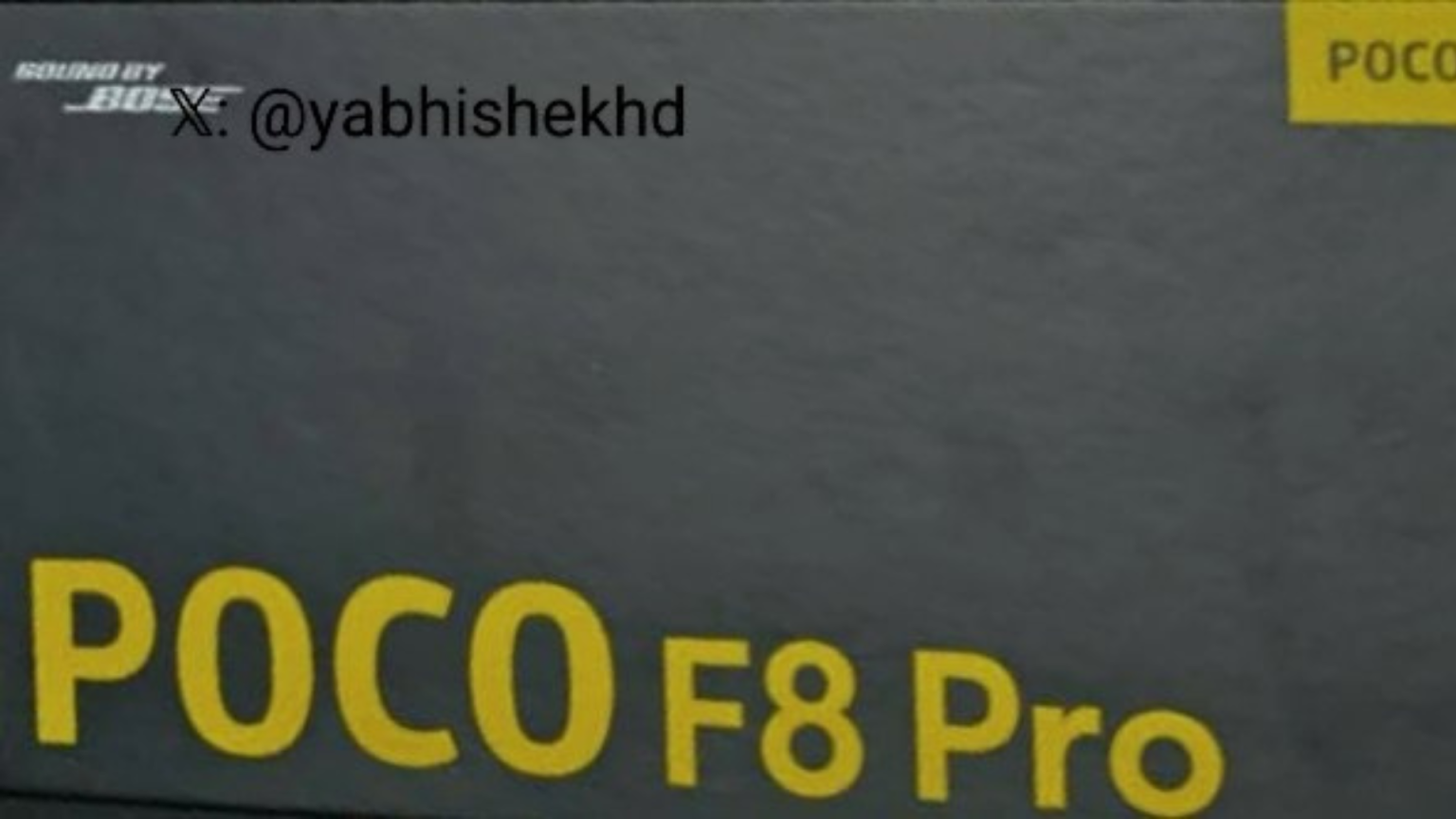 Poco F8 Pro fær Bose hljóðkerfi um allan heim - Xiaomiui.Net